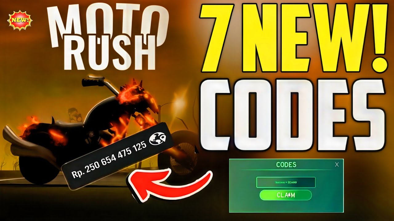 🎃Event⚠️New! UPDATE [CODE]🔥MOTORUSH ROBLOX CODES 2025 - CODES FOR ...