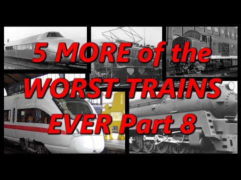 5 MORE of the WORST TRAINS EVER PART 8 🚂 History in the Dark 🚂 - YouTube