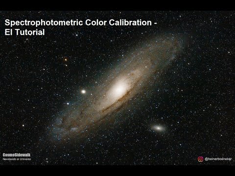 Spectro Photometric Color Calibration (SPCC) - El Tutorial - YouTube