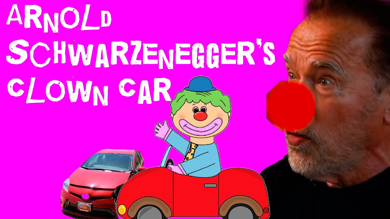 Arnold Schwarzenegger's Clown Car Accident - YouTube