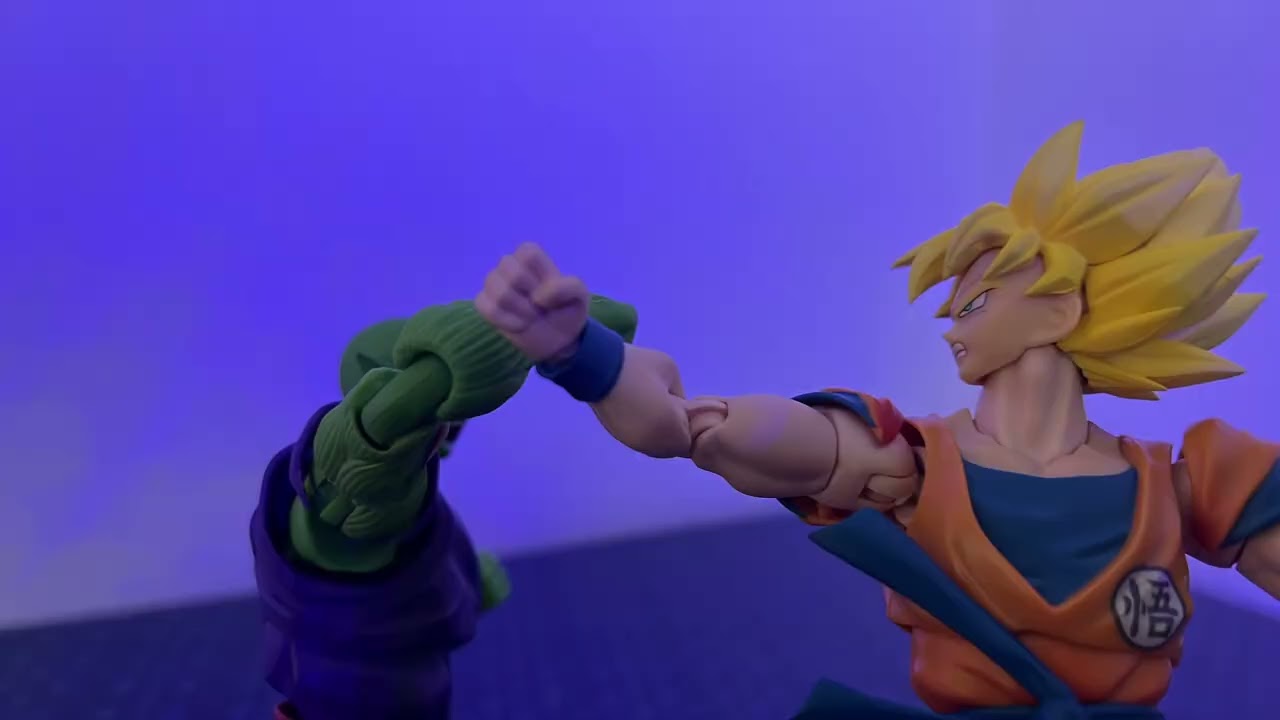 Goku vs Piccolo fight scene animation - YouTube