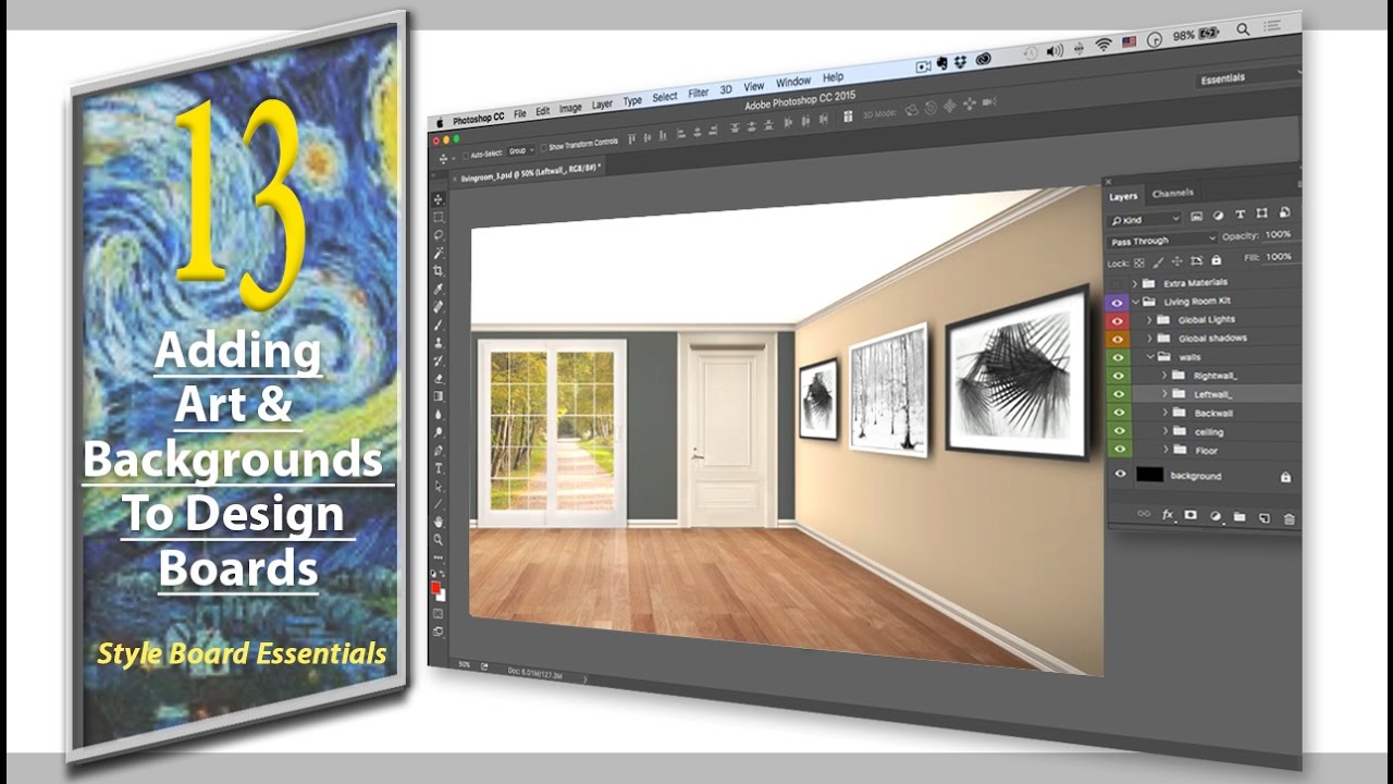 L13: Adding Art and Backgrounds to Design Boards (style board ...