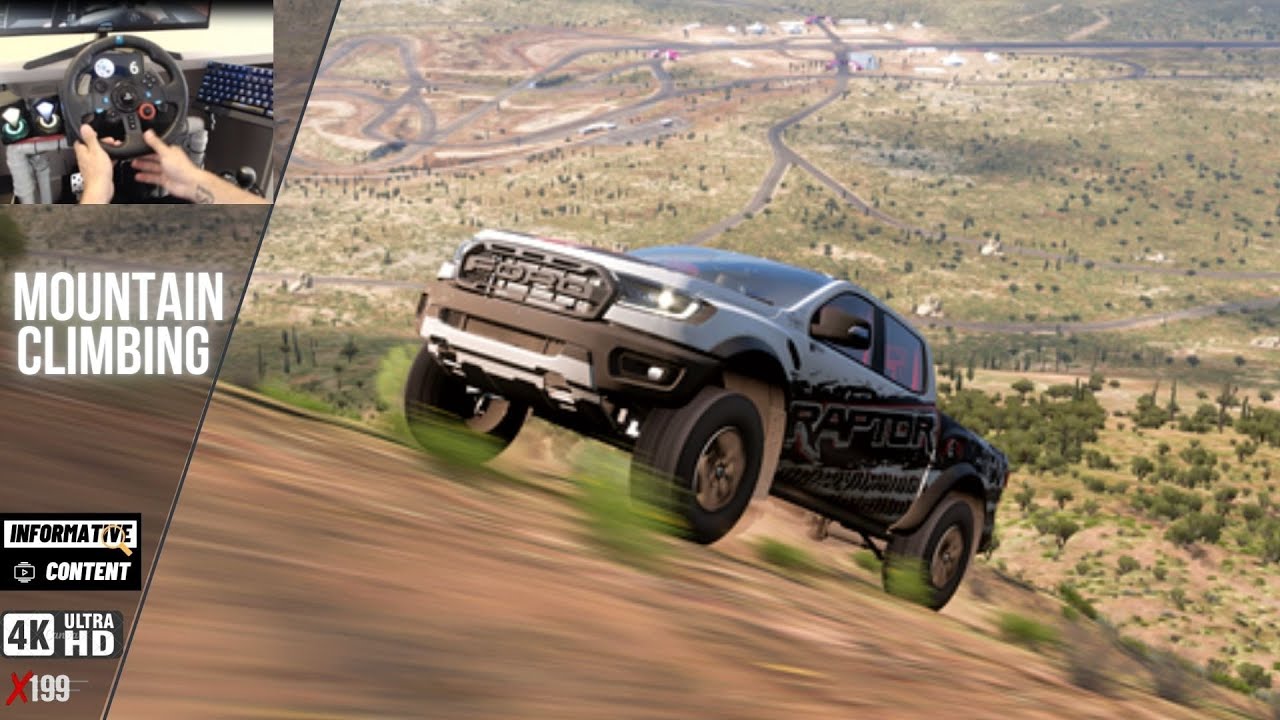 Ford Raptor ( 450HP ) Mountain Climbing - Forza Horizon 5 | G29 ...