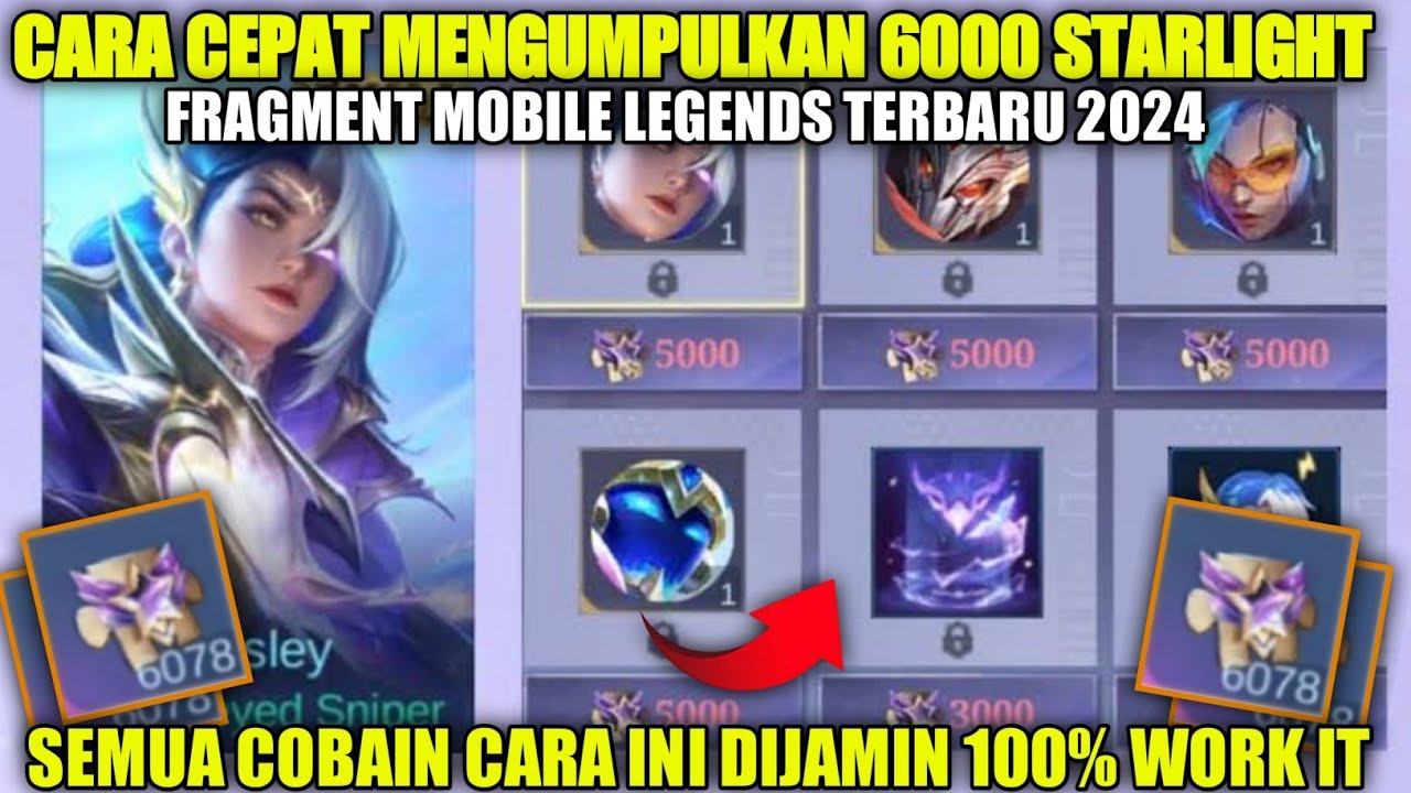 SKIN STARLIGHT SHOP!! CARA CEPAT MENGUMPULKAN 6000 STARLIGHT FRAGMENT ...