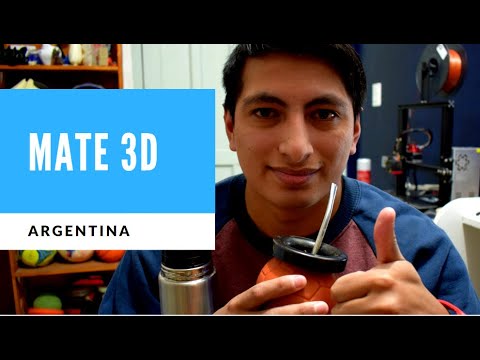 ¿Cómo armar un mate 3D? + STL Experiencia Argentina - YouTube