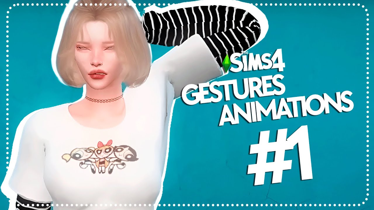 Sims 4 Animation Pack | Gestures #1 (FREE) - YouTube