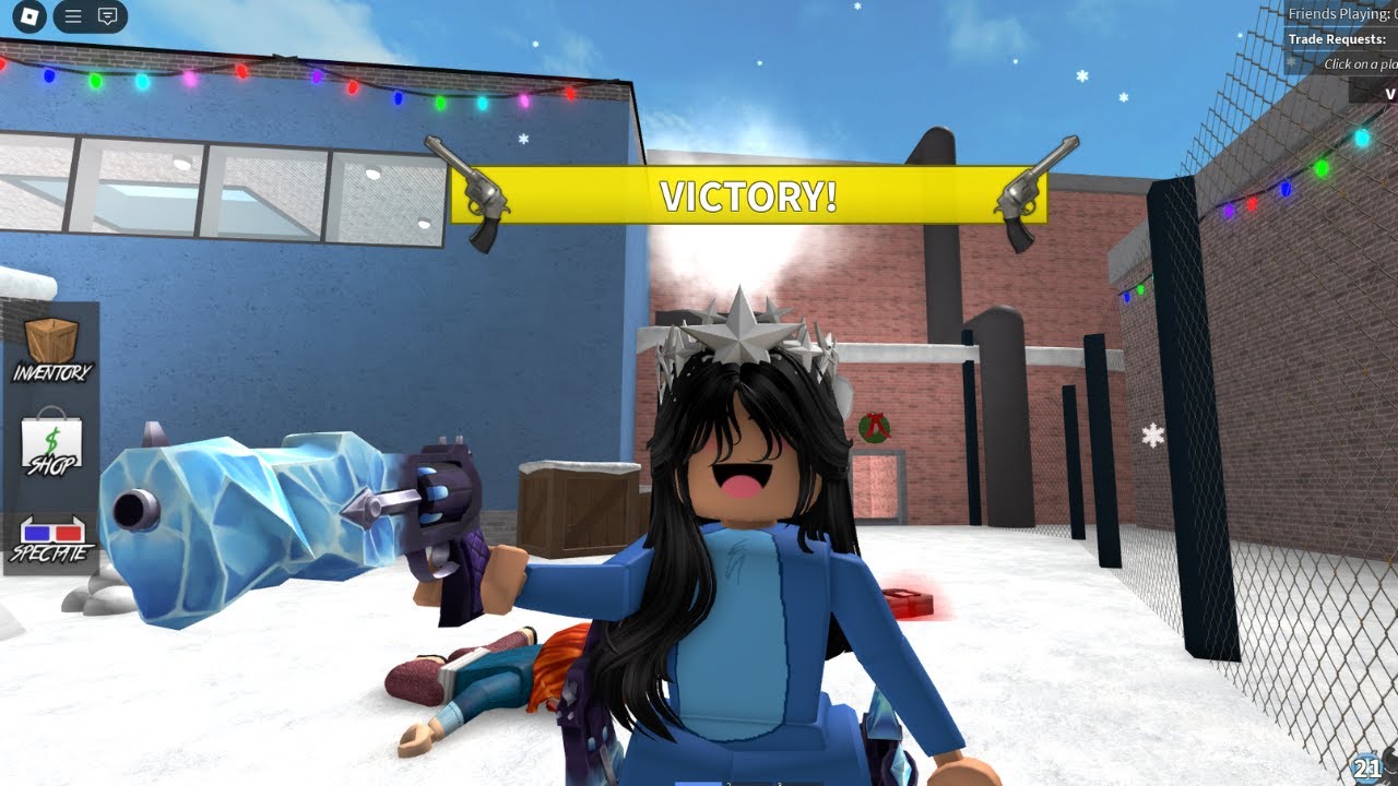 1 MINUTE OF MM2 WINS AS STITCH GIRL... - YouTube
