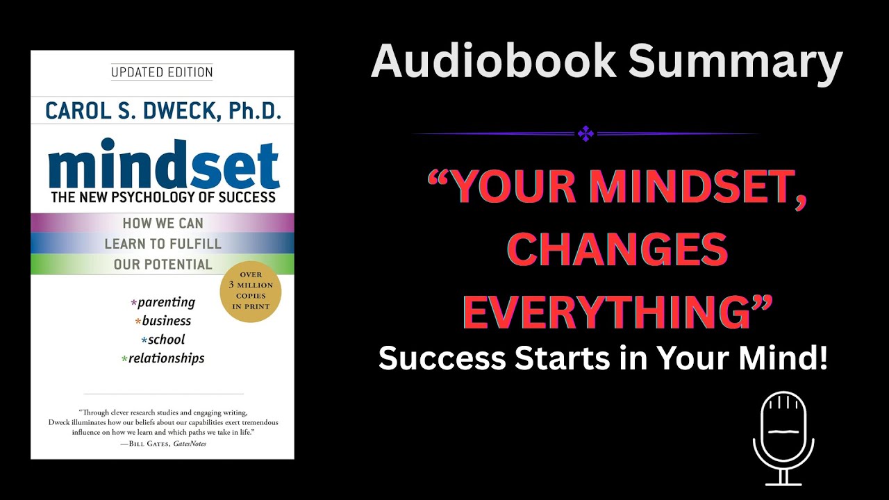 Mindset: Unlock Your FULL Potential (Carol Dweck Audiobook Summary ...