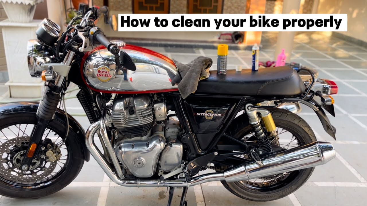 How to clean your bike at home || bike wash krne ka shi tarika - YouTube