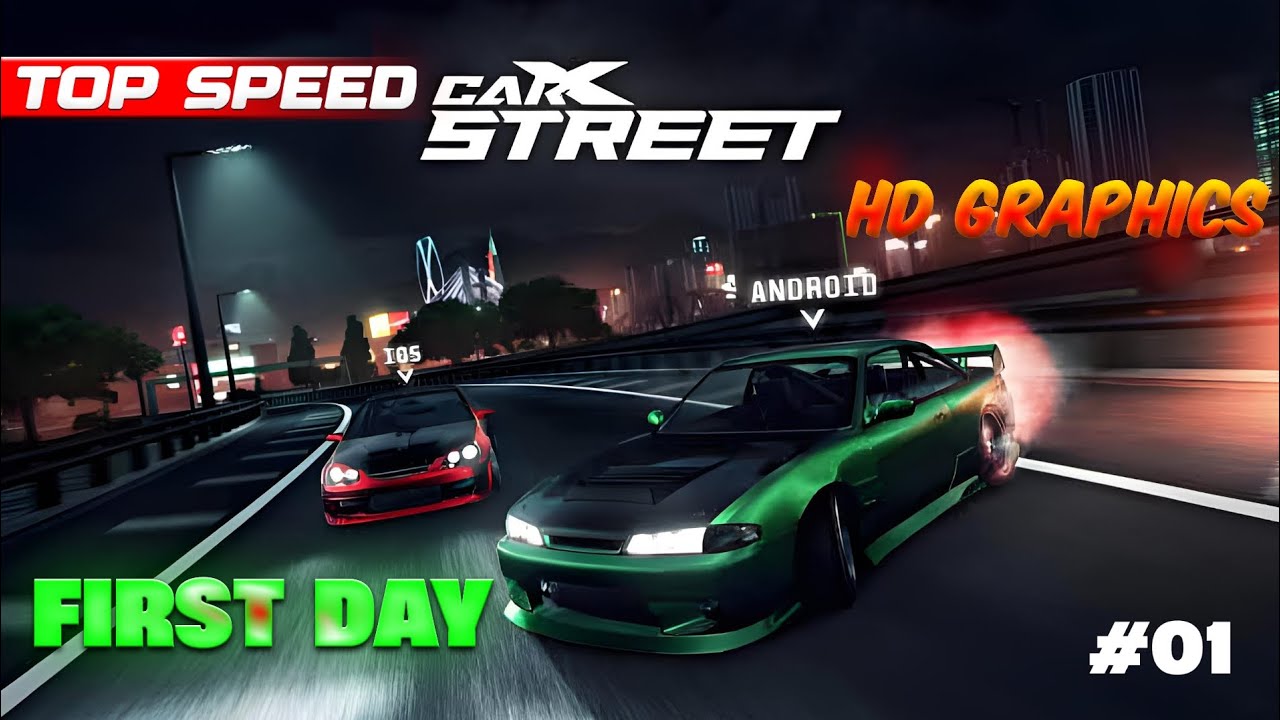 🤩 car X Street ultra graphics game for Android first time playing #1 ...