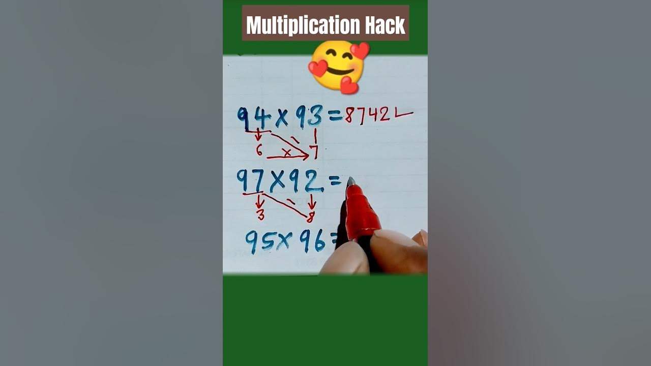 Multiplication Quick calculation💥💯🧠#foryou #maths #multiplication # ...