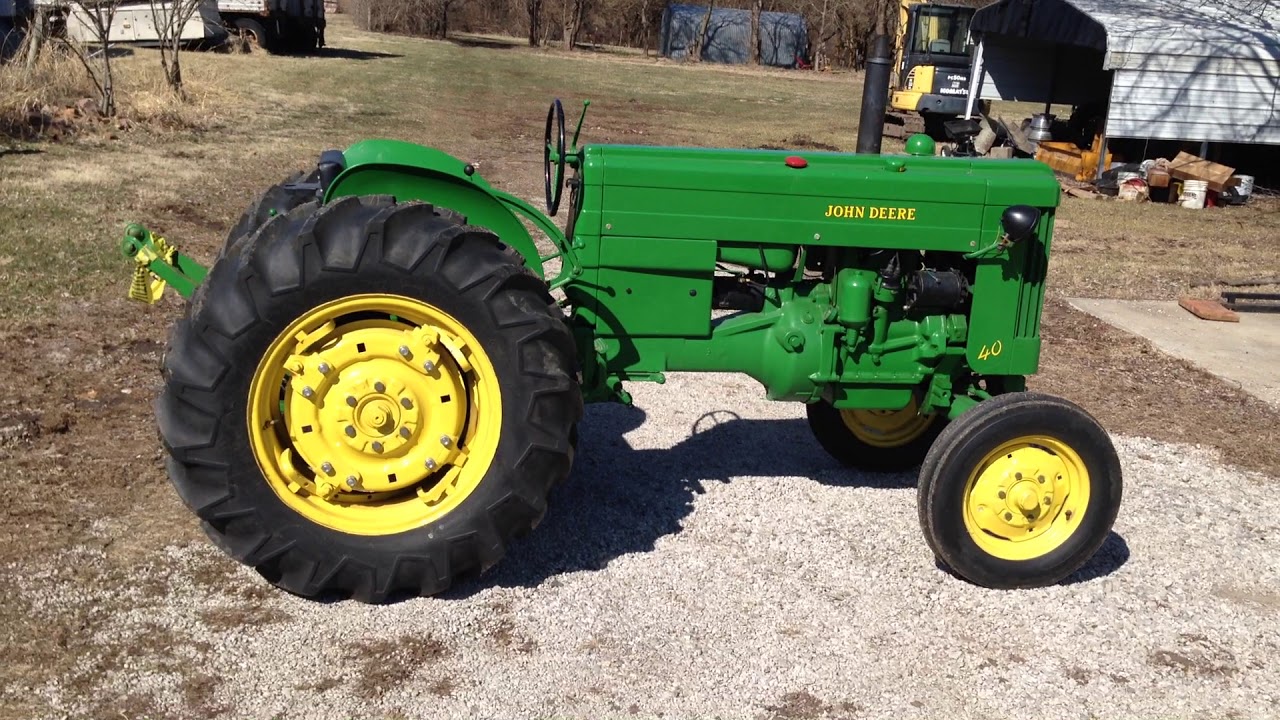 1954 John Deere 40U - YouTube