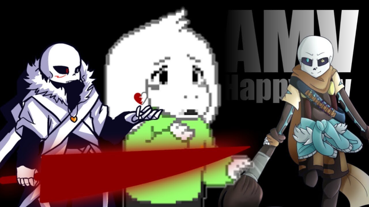 Rap sem família [AMV] -|- Asriel & Ink Sans & Cross Sans - VMZ - YouTube