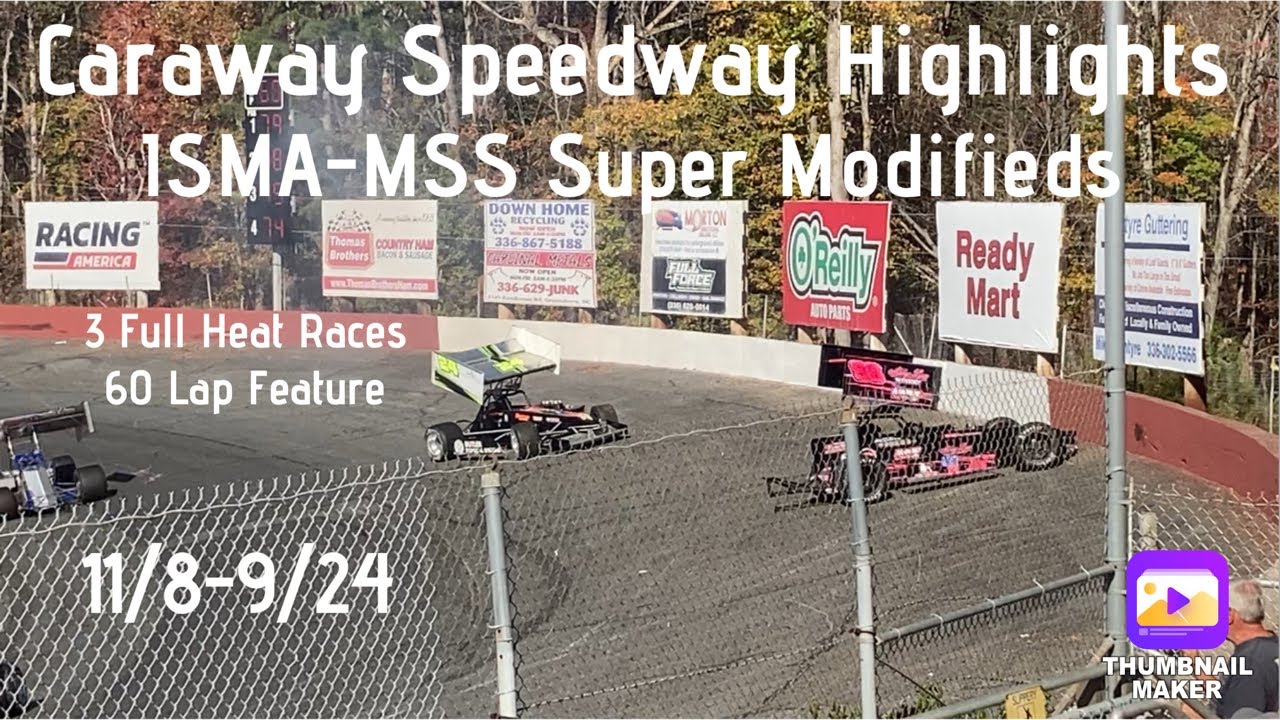 North South Shootout Highlights: IMSA-MSS Super Modifieds at Caraway ...