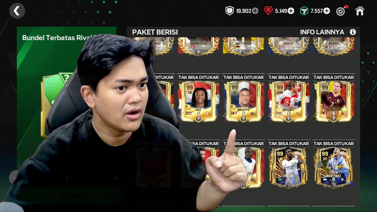 MAKK ADA MBAPPE STRIKER OVR 99 DI PACK INI! NGEBUG KAH? SEMOGA DAPAT ...