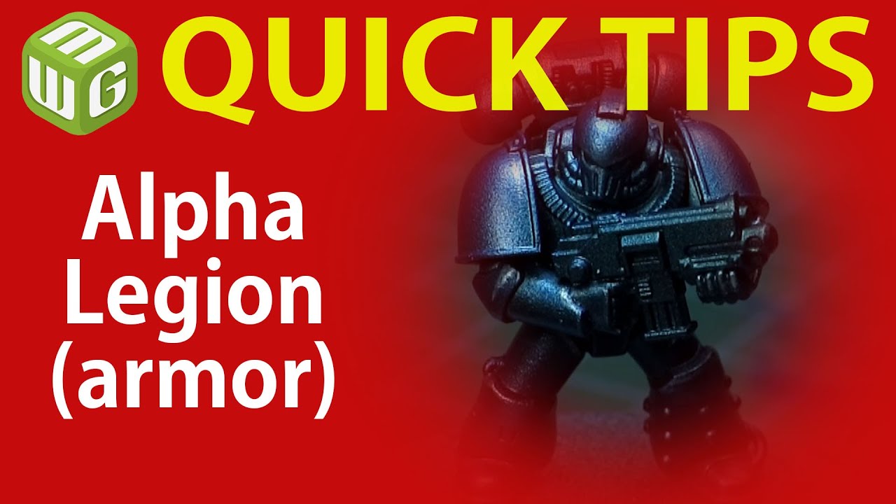 Quick Tip: Alpha Legion (armor) - YouTube