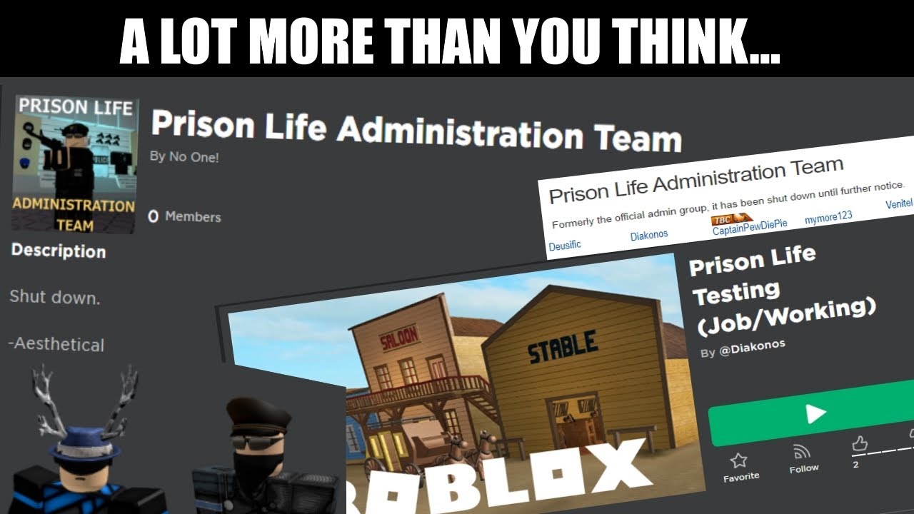 The TRUTH about Prison Life Admins - YouTube