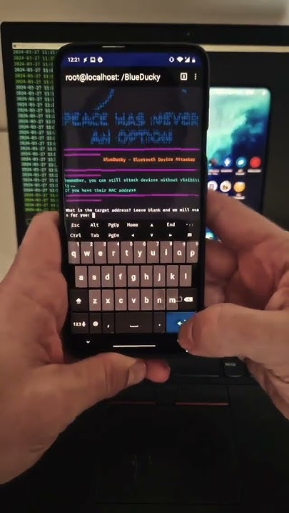 BlueDucky exploits the 0-click Bluetooth vulnerability (CVE-2023-45866)#shorts #nethunter # ...