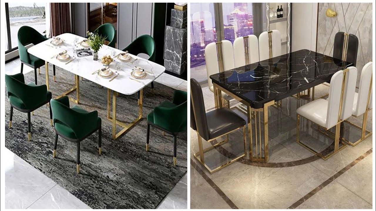 50 + Fantastic and Eye-catching Marble Dining Table design and ideas ...