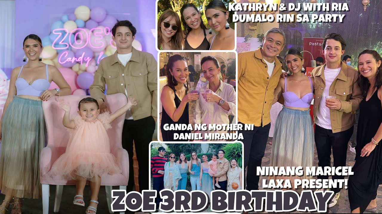 MAG ASAWANG ANTHONY AT MARICEL LAXA DUMALO SA PARTY NG ANAK NINA SOFIA AT DANIEL 😍 ZOE 3RD ...