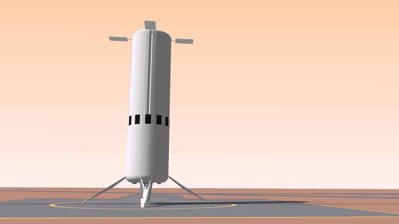 Mars colonial transporter final - YouTube
