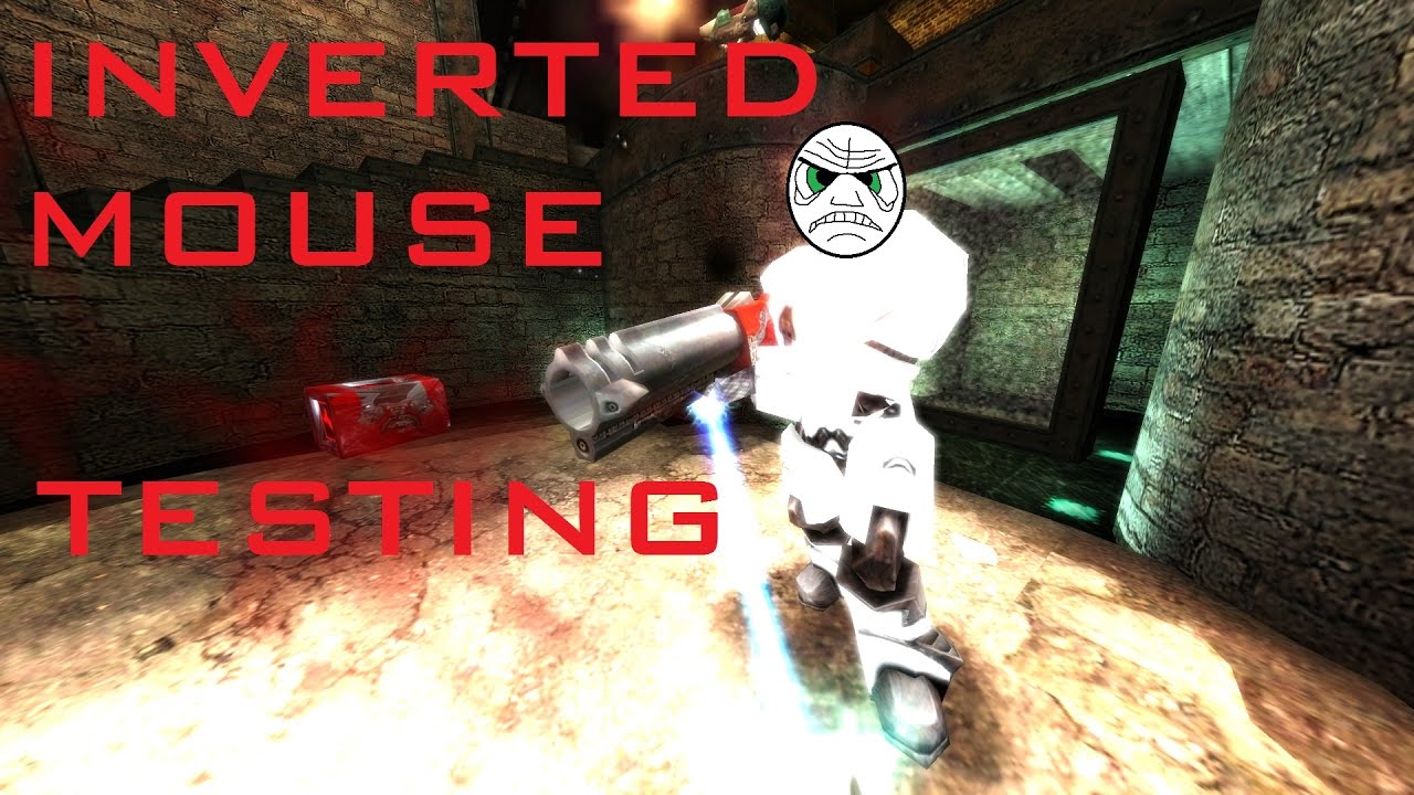 Having fun with inverted mouse in Quake Live Duel - YouTube