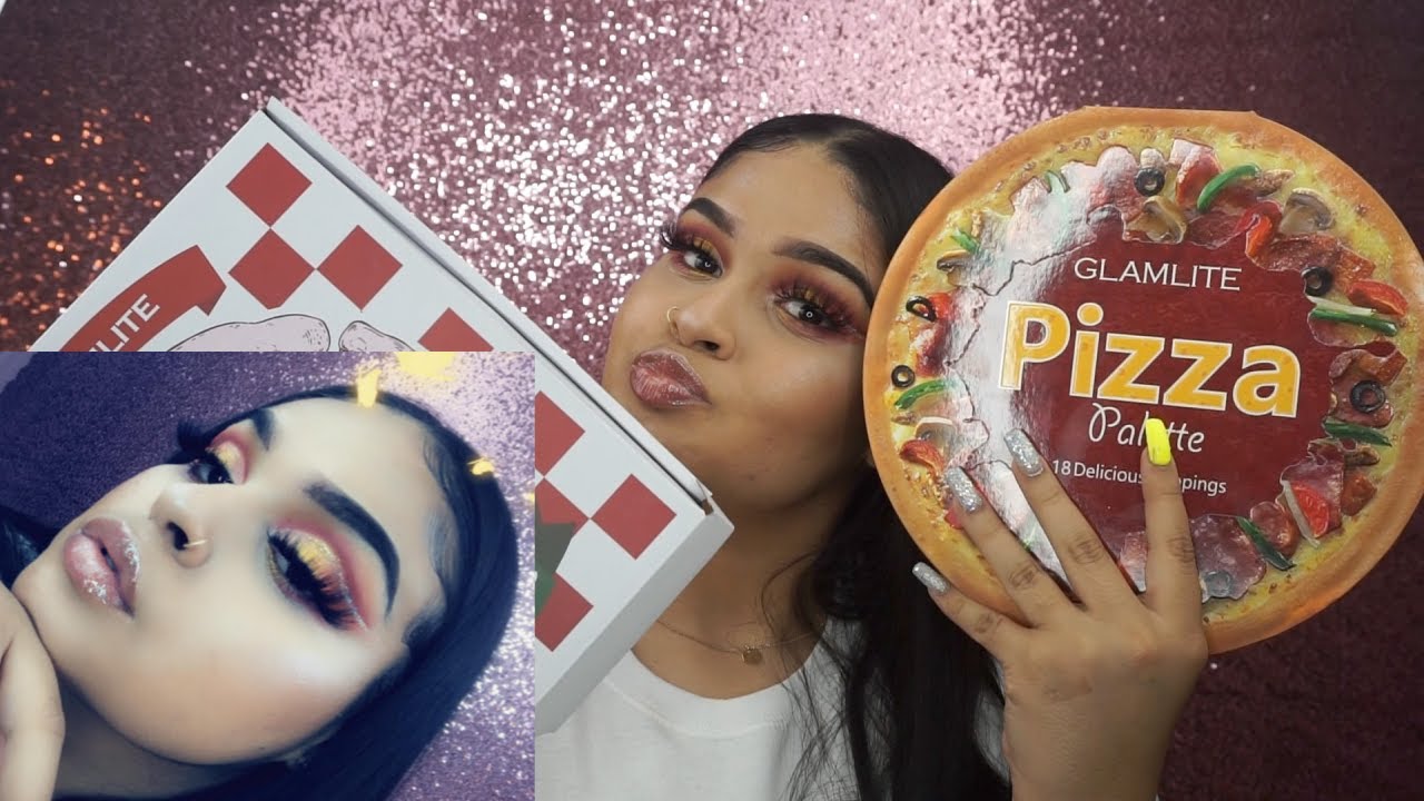 Pizza Eyeshadow Pallete X Fenty Highlight Pallete | Makeup Tutorial ...