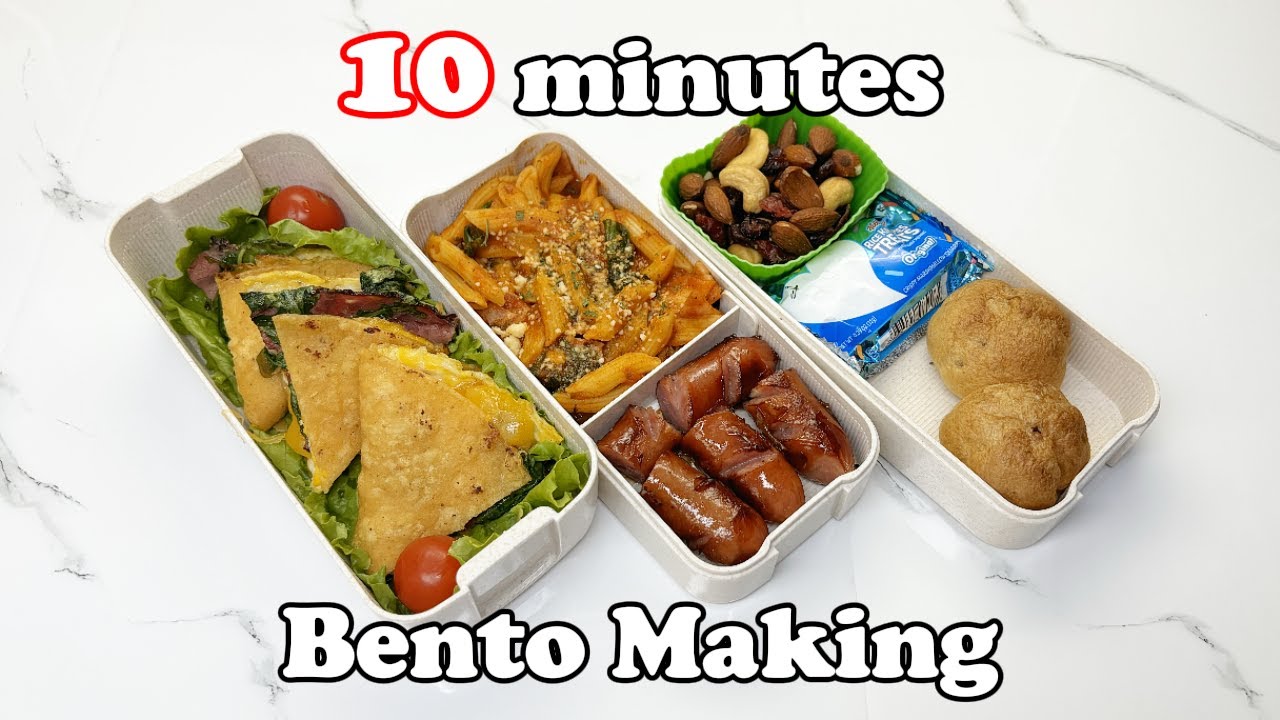 10 Minutes Bento Recipes🍱⏱| ASMR | lunchbox - YouTube