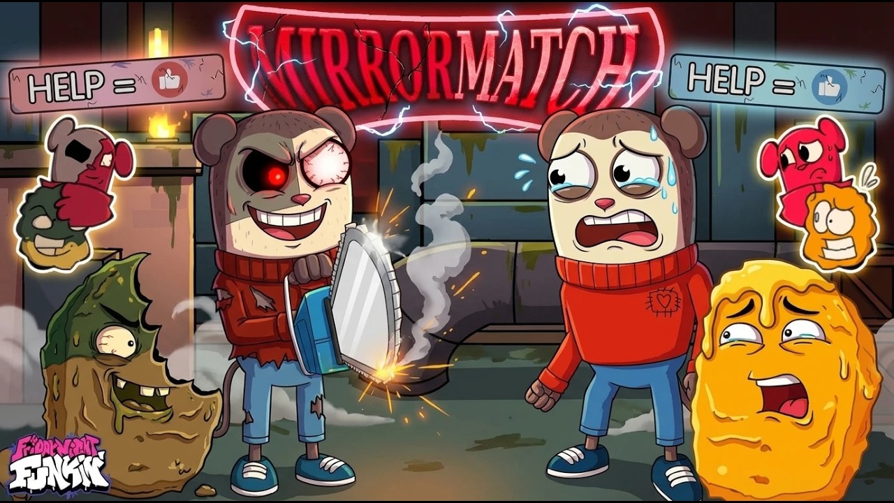 FNF: Max & Nugget VS Evil Max & Evil Nugget // MirrorMatch ...