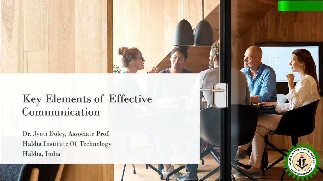 Key Elements of Effective Communication - YouTube