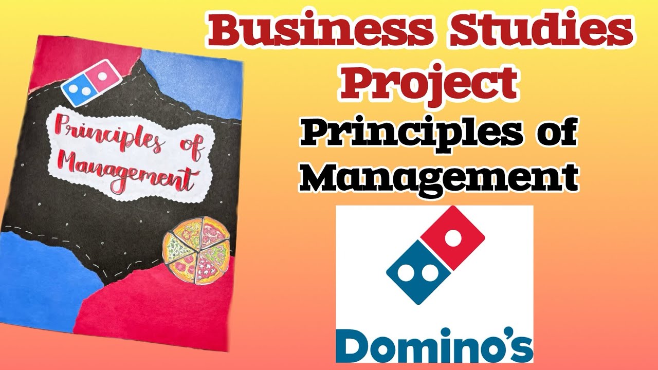 PRINCIPLES OF MANAGEMENT ON DOMINOS with questionnaire | Business ...