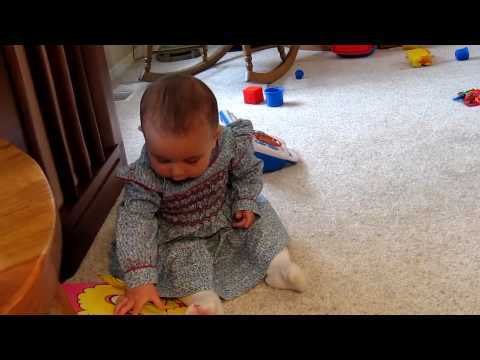 Miss Abigail Louise Stover Crawling 8 months - YouTube