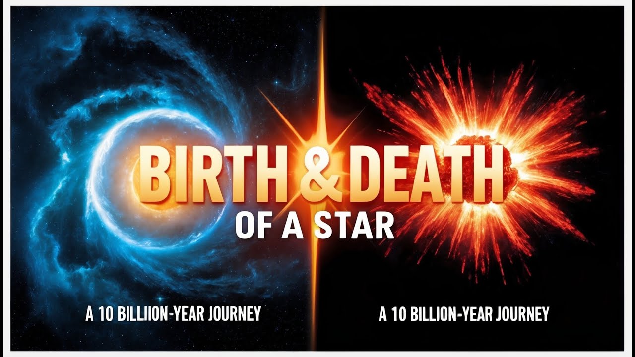 The Birth and Death of a Star: A Stunning Time-Lapse of Stellar Evolution - YouTube