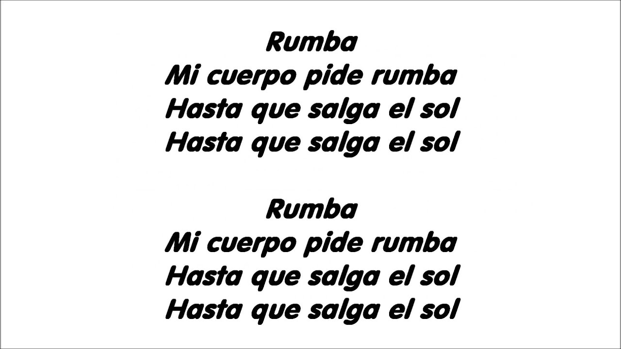 Anahí - Rumba ft. Wisin (letra) - YouTube