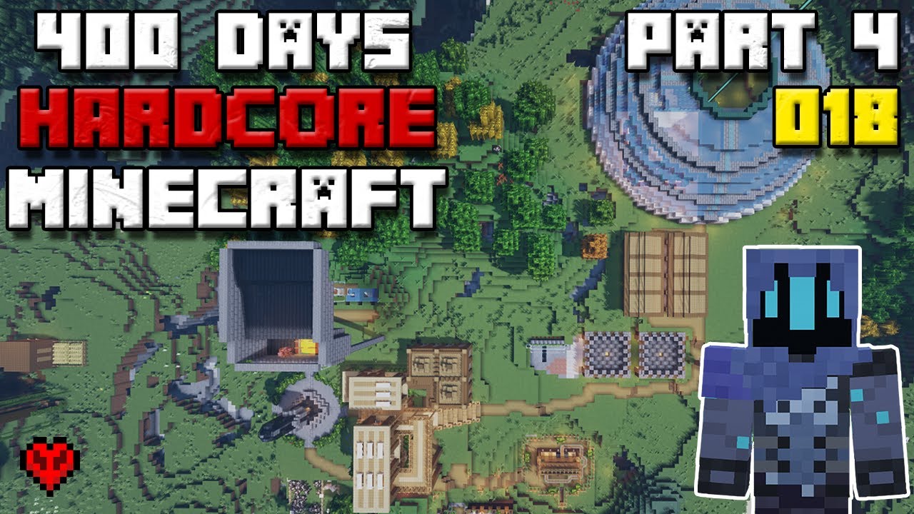 I Survived 400 Days In Minecraft Hardcore PART 4 - YouTube