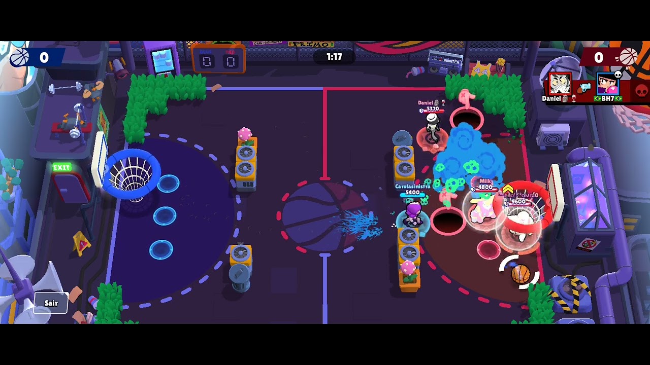 Brawl Stars Gameplay Basquete - Brawl - YouTube