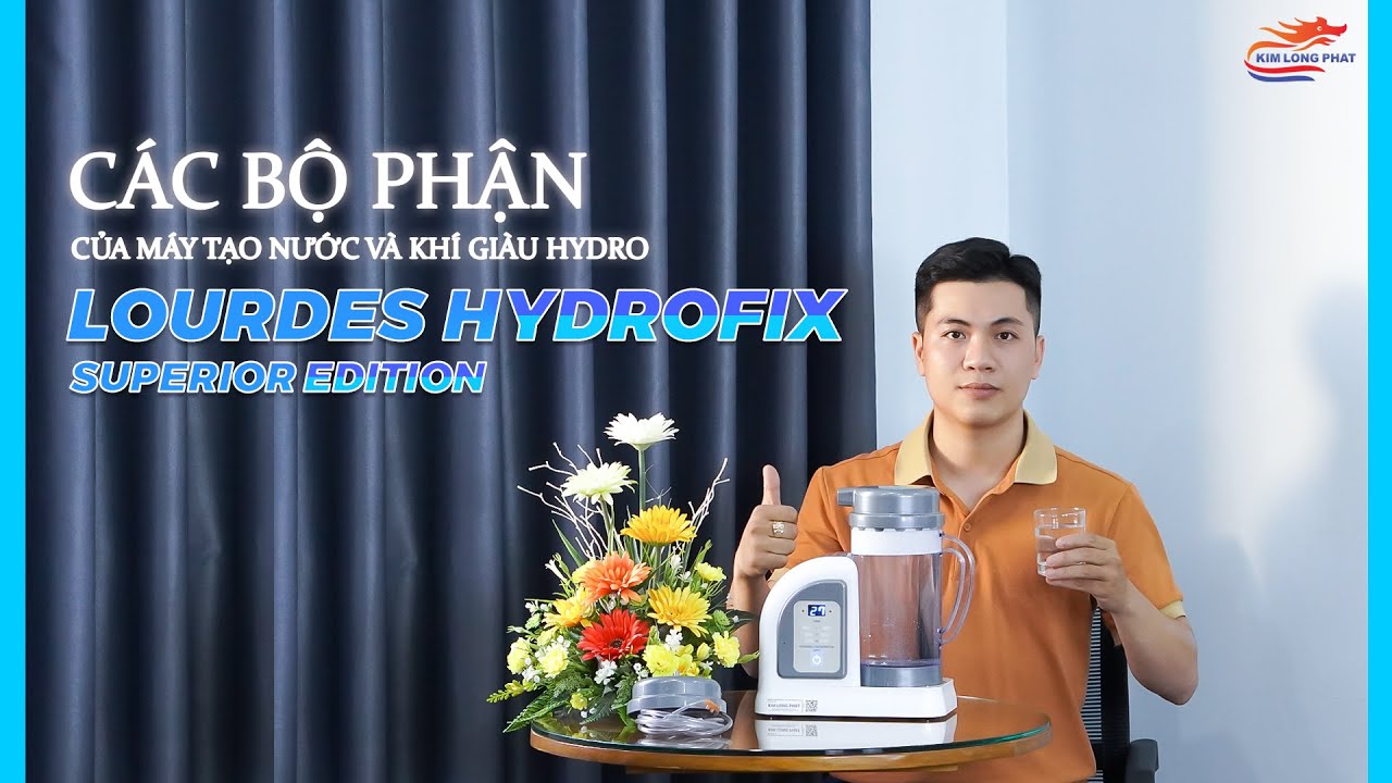 Cấu tạo máy tạo nước và khí Hydro Lourdes Hydrofix (Superior Edition ...