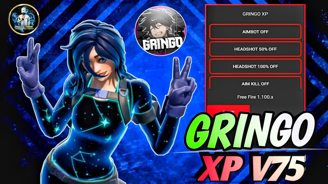 Free Fire Mod Menu ! Gringo xp New password !! New OBB !! Gringo xp V75 ...