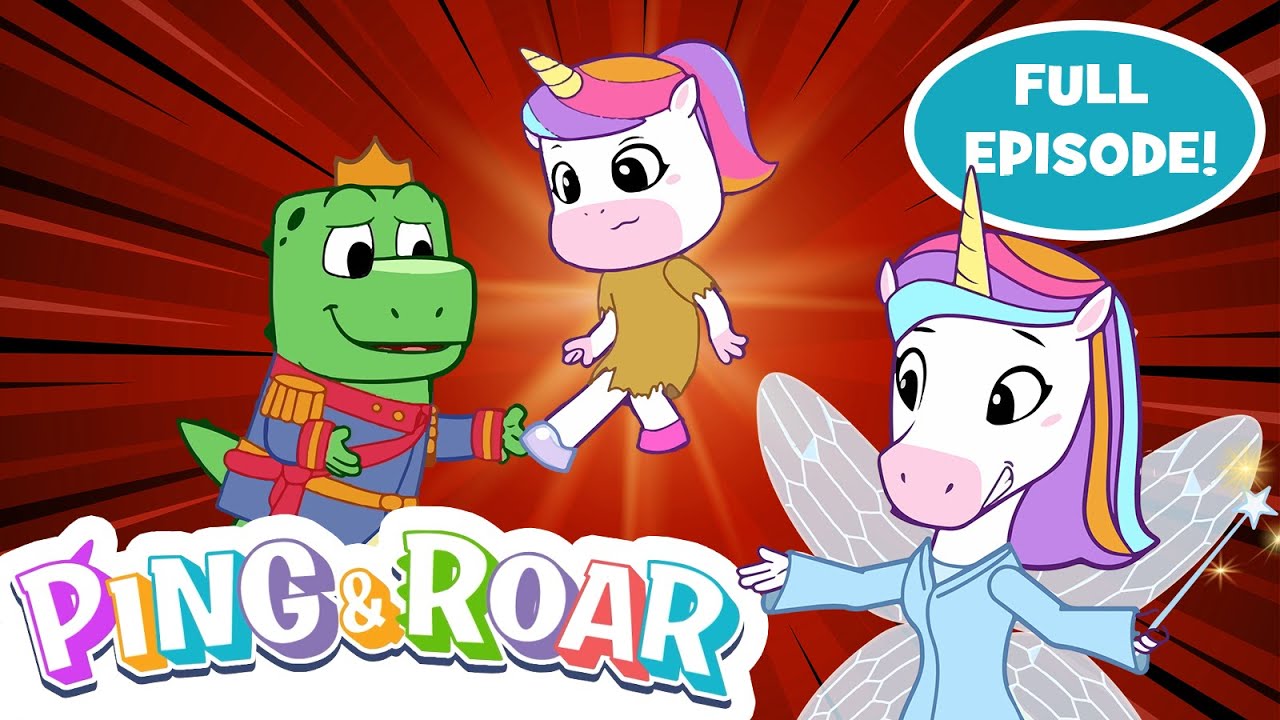 😱🥿 OH NO! Cinderella Unicorn LOST HER SHOE! | 🦄👑 Ping & Roar Fairy‑Tale ...