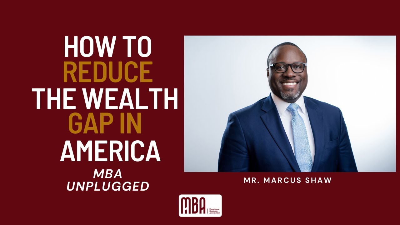 Strategies to Reduce Wealth Gap In America with Marcus Shaw - YouTube