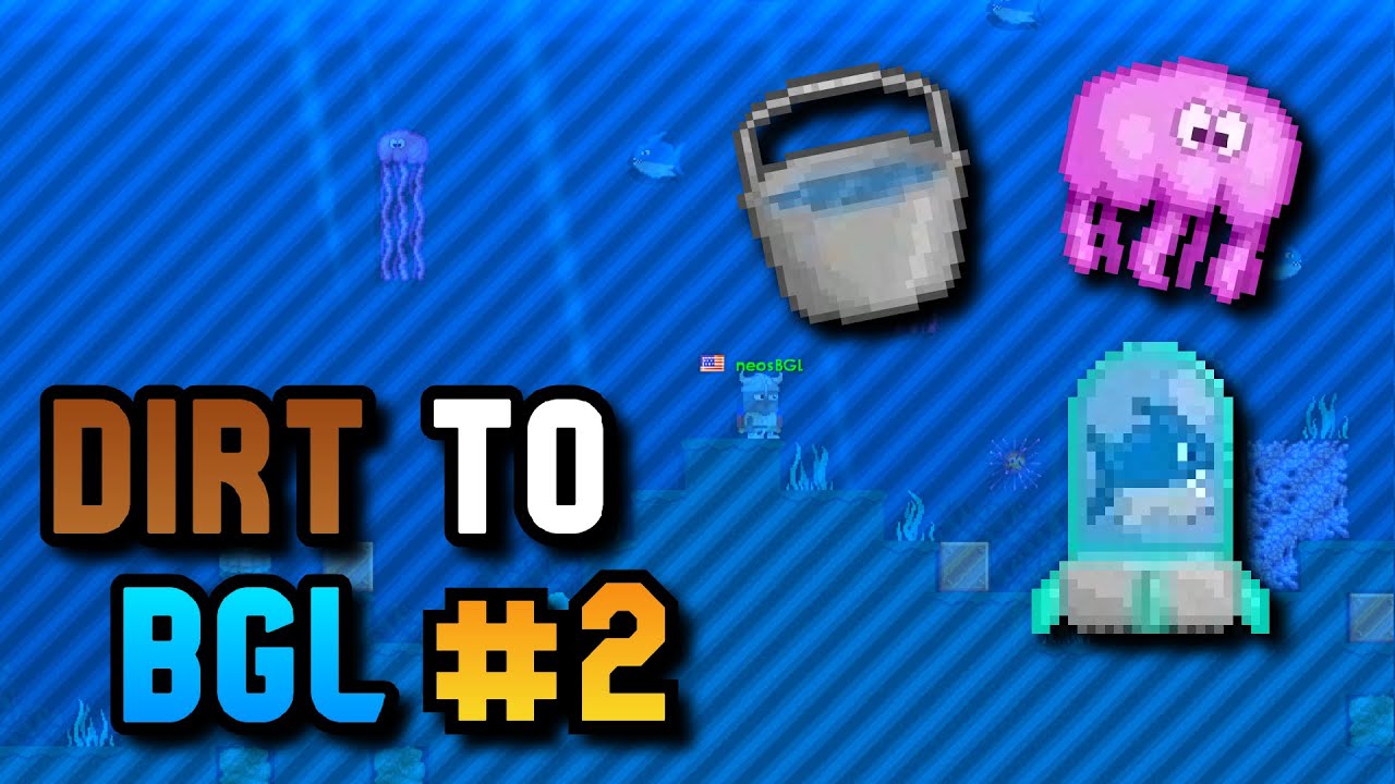 WATER EVERYWHERE! - DIRT TO BGL #2 I Growtopia - YouTube