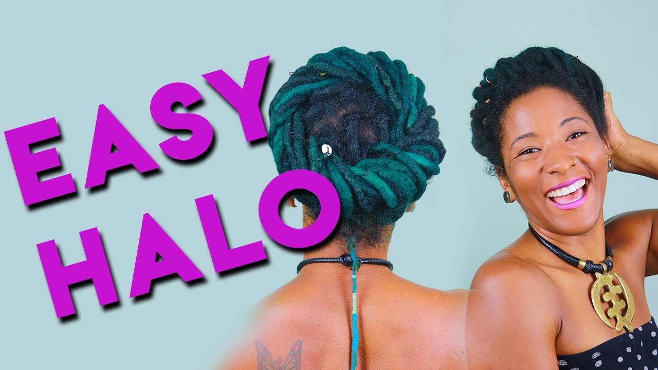 Halo Loc Style | NO RETWIST REQUIRED - YouTube