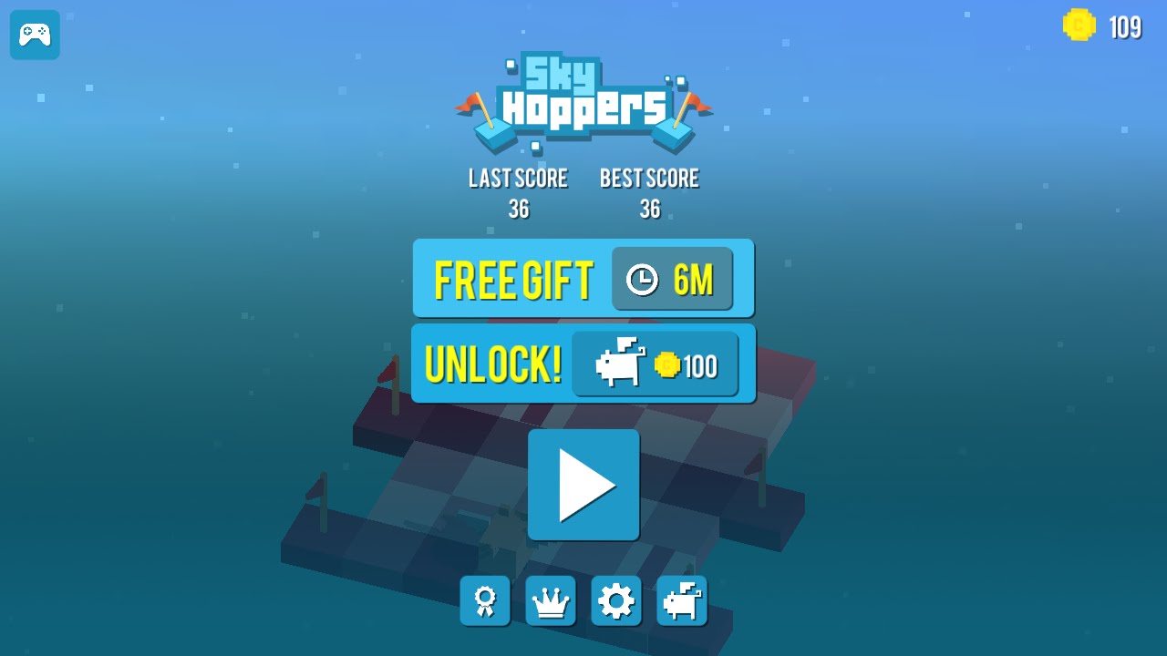 Sky Hoppers ( Android & iOS ) Gameplay HD - YouTube