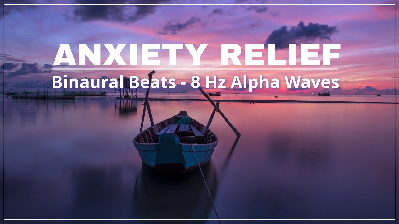 Anxiety Relief, Stress Relief Meditation 🌀 8Hz Alpha Waves Binaural ...