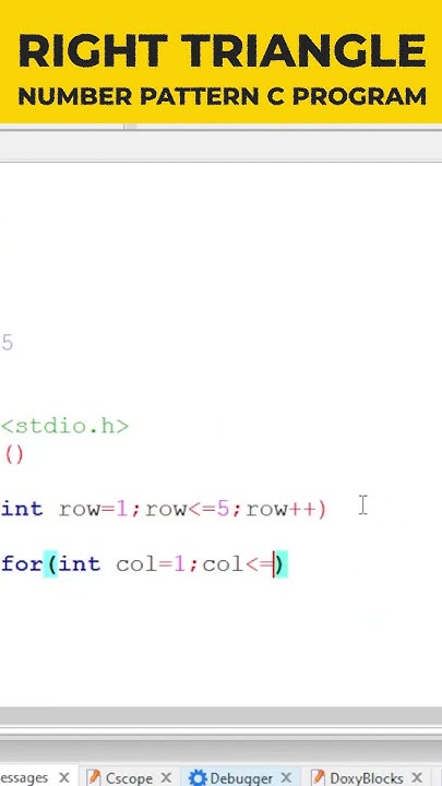C Pattern program 1 12 123 1234 12345 - YouTube