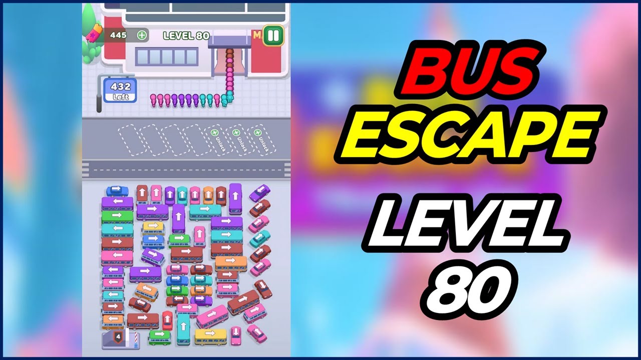 Bus Escape Traffic Jam Level 80 - YouTube