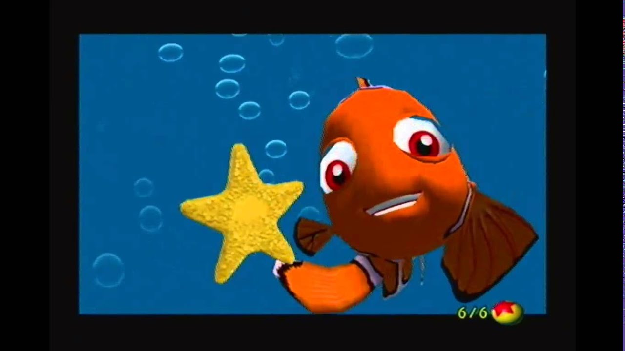 Finding Nemo the game "Going to School" Bonus In 0:11:56 - YouTube