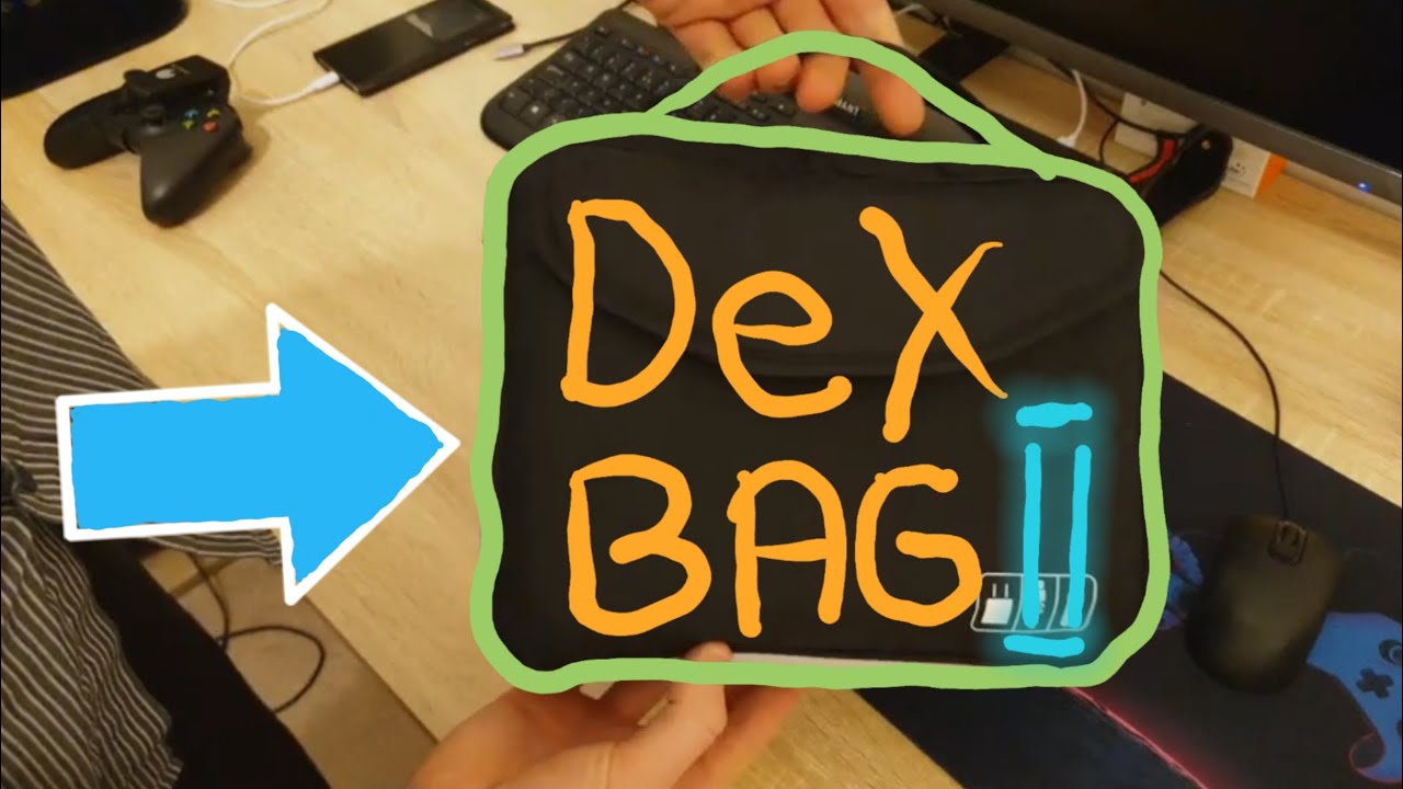 What's in my Samsung DeX Bag? It's organised mess ! - YouTube