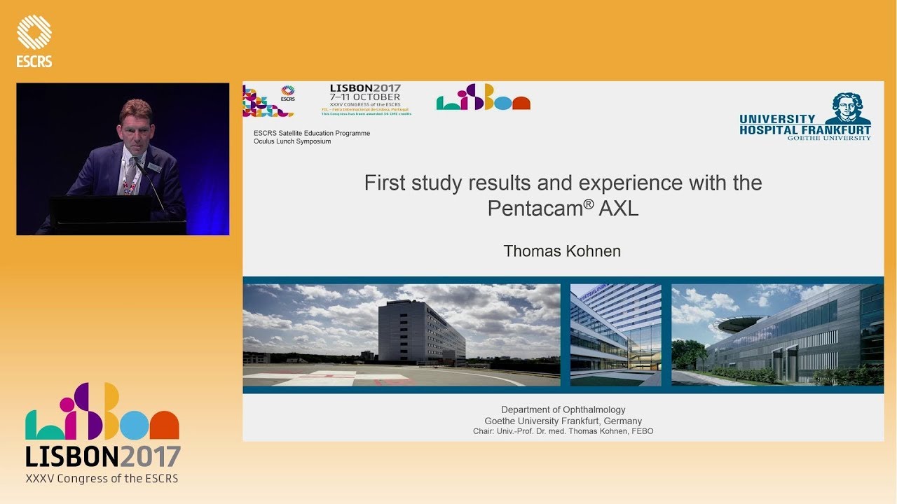 Thomas Kohnen: First study results and experiences with the Pentacam ...