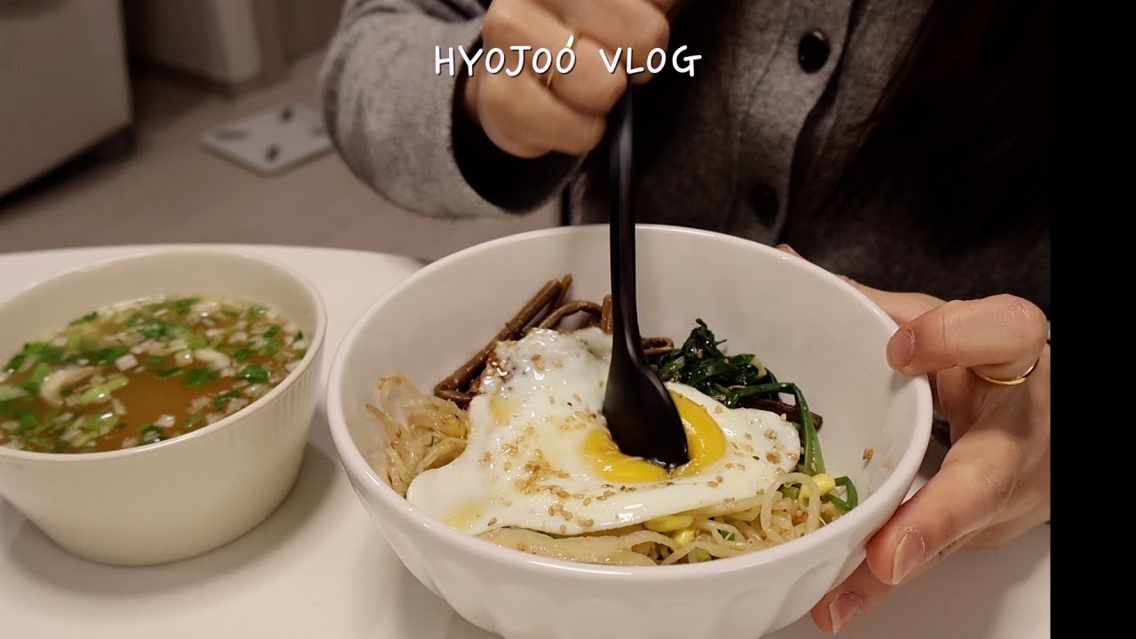 Sub Vlog 본가에서 훔쳐온 음식으로 일주일 살기 자취브이로그 🏡 마켓컬리 추천템 비빔밥 쭈꾸미 고사리 파스타